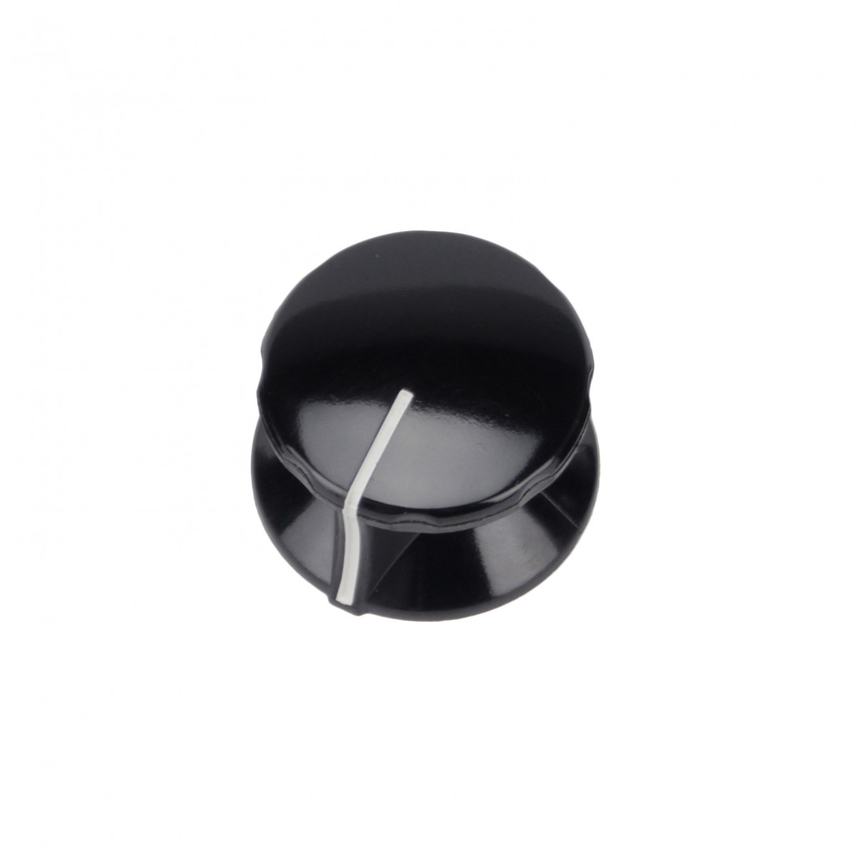 Bakelite Knob Fester RCA black 26mm Mid-Size, 5,93
