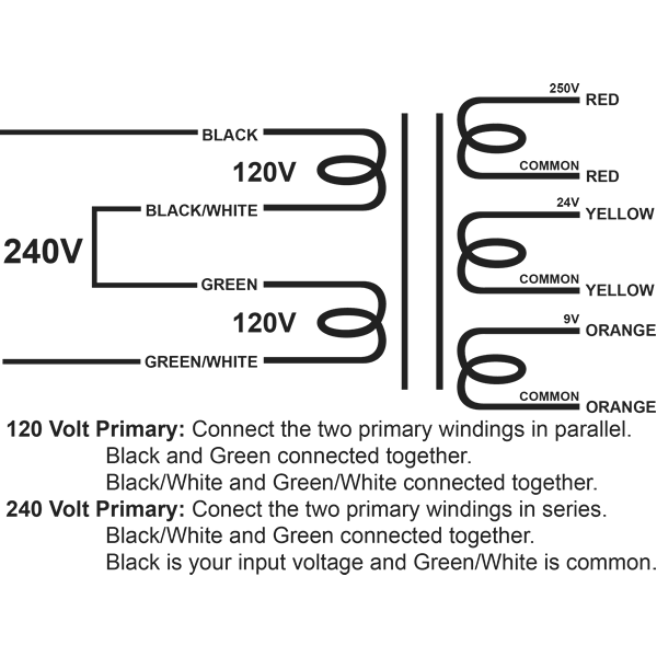 Edcor XPWR055 power transformer, 151,93