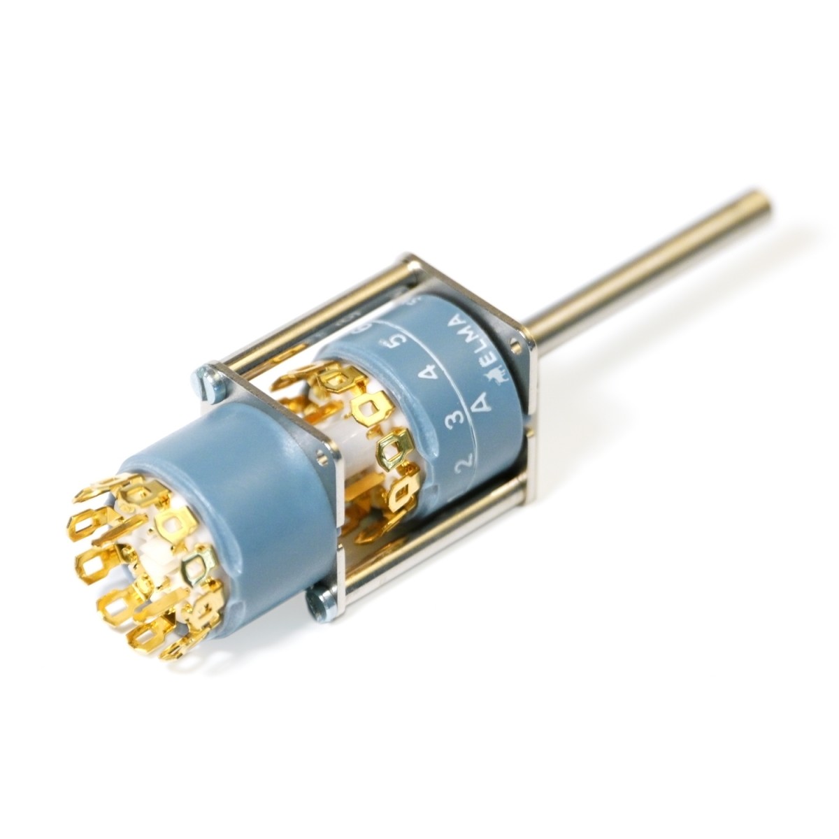 Elma Rotary switch Type 01 Eyelets 2 Wafer 1 x 12 Shorting, endless