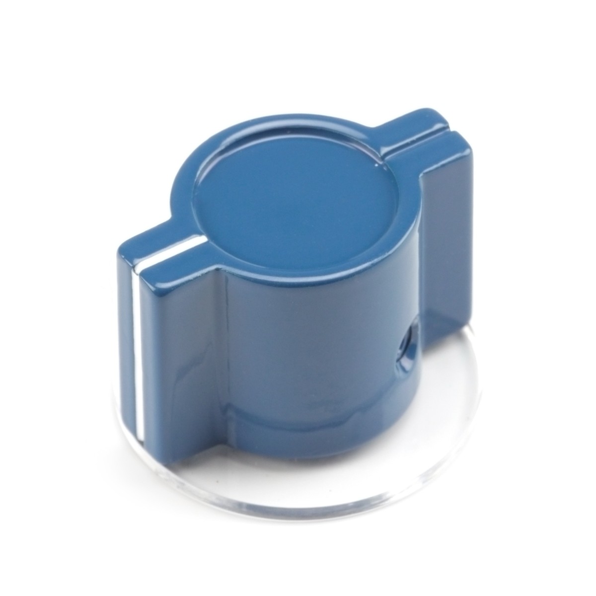 Elma Vintage-Audio, Classic British Marconi Wing Knob with skirt, Blu