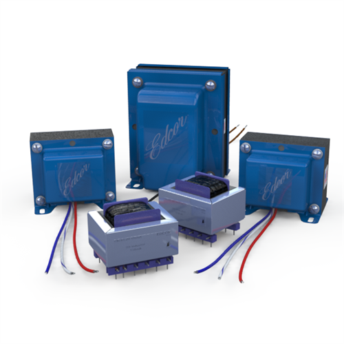 Power and audio output transformers for "A Mighty Midget" f