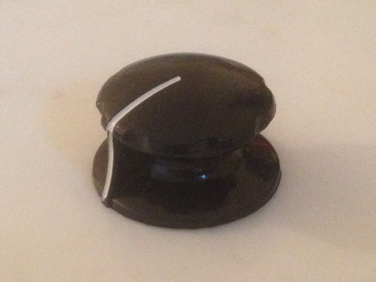 Black Knob RCA, Vintage style, 4,00