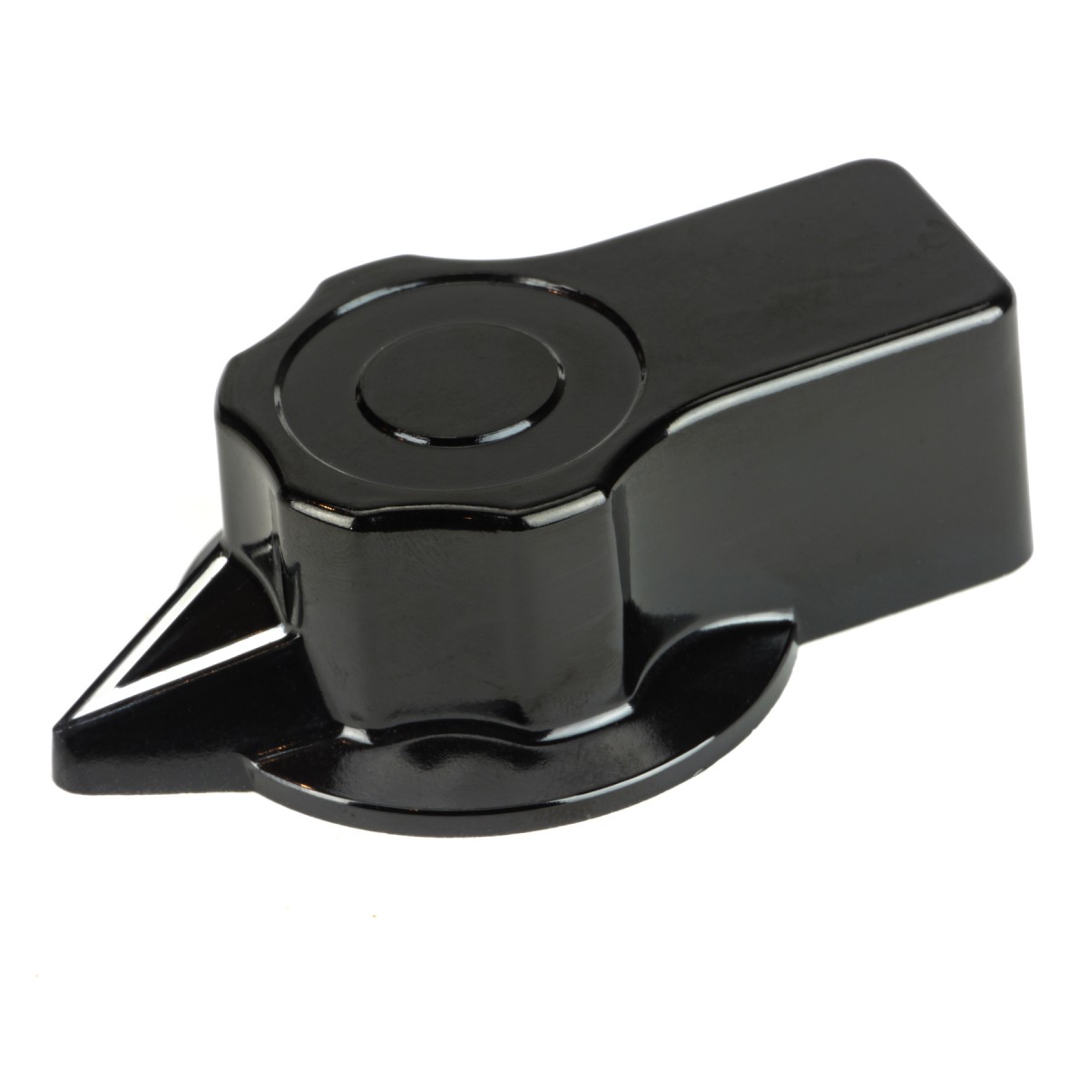 Vintage Stockli Bakelite Knob Fairchild K-6ME black, XL, 27,79