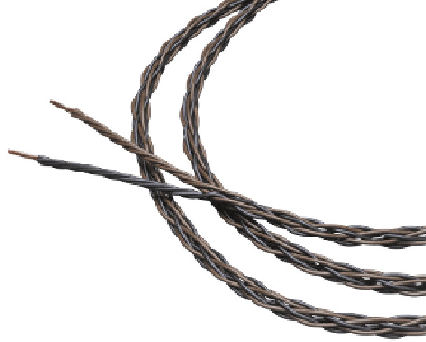 Braided KK-8PR speaker cable incl. SBAN banana, pure copper, 133,23