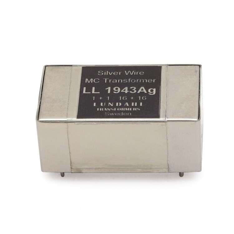 Lundahl LL1943Ag Silver Wire Moving Coil Input Transformer, 995,36