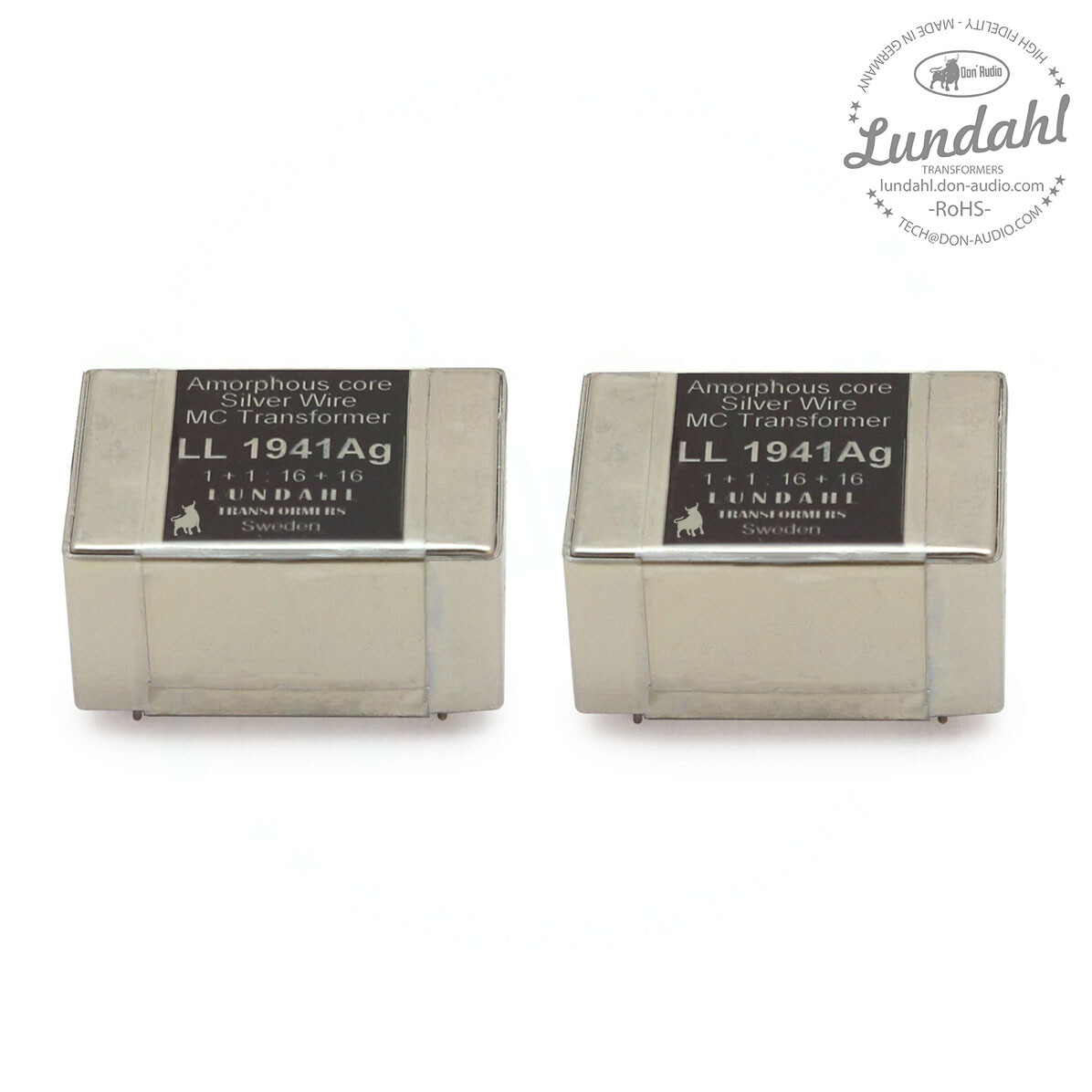 Lundahl LL1941AG-MP Silver Wire Edition, Moving Coil Input Tranformer