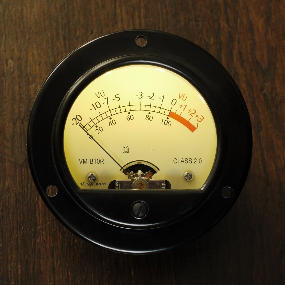 Kopie von Vintage-Meters VM-B10R-LED 100uA Retro VU-Meter LED Illumin ...
