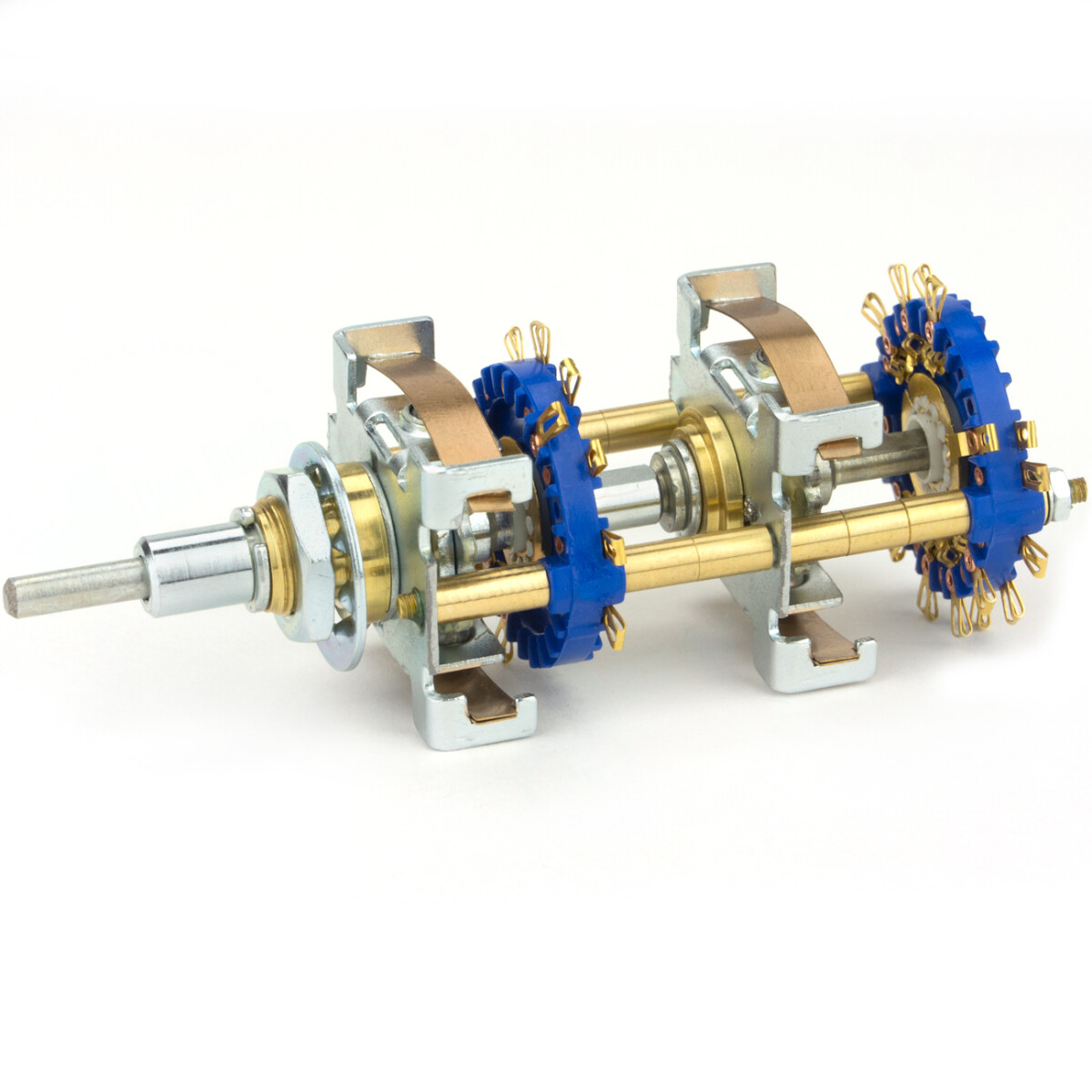 Classic British Audio Rotary Switch Concentric 2 x 6 Front, 1 x 16 Re ...