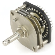 Classic British Black Audio Rotary Switch 2 Wafer Stereo 2 x 29 Posit ...