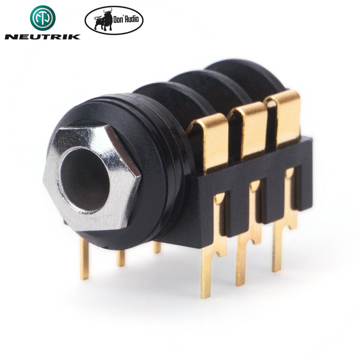 Neutrik MZT-223G Receptacle Gold Edition Ø 6,3mm, Stereo 3-Pin, 4,62
