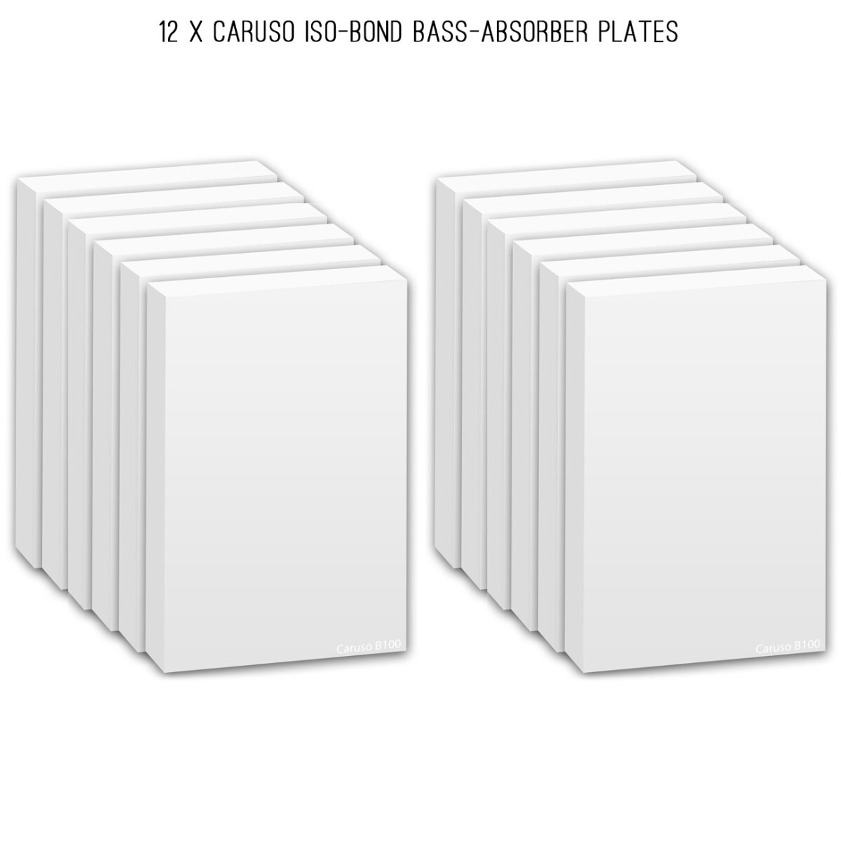 CARUSO-ISO-BOND® 30mm WLG 035 Broadband, Schallschutz-, Absorber-Plat ...